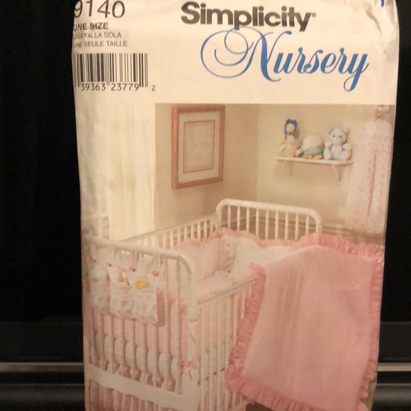 Simplicity | Other | Pattern Simplicity 94 Nursery Quilt Bumpers Dust ...